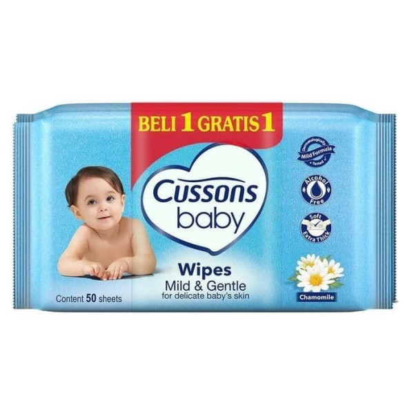 CB WIPES 50S MILD GENTLE