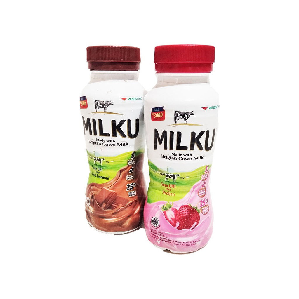Milku rasa coklat & strawbery